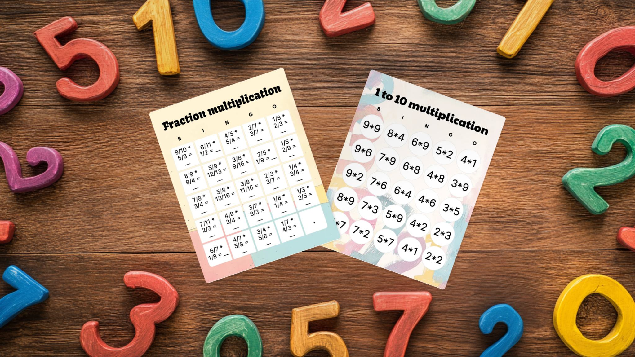 Multiplication Bingo: Printable & Customizable - Bingo Card Creator