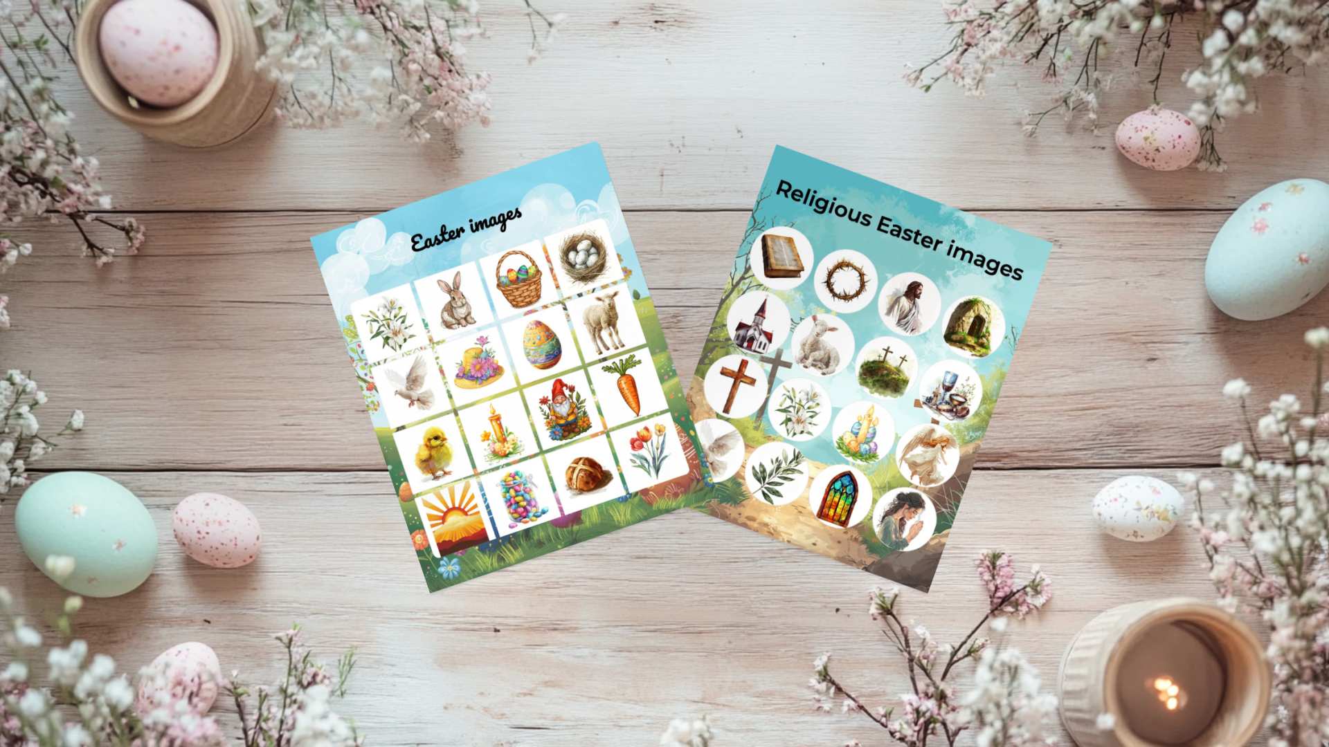 Easter Bingo: Printable & Customizable - Bingo Card Creator