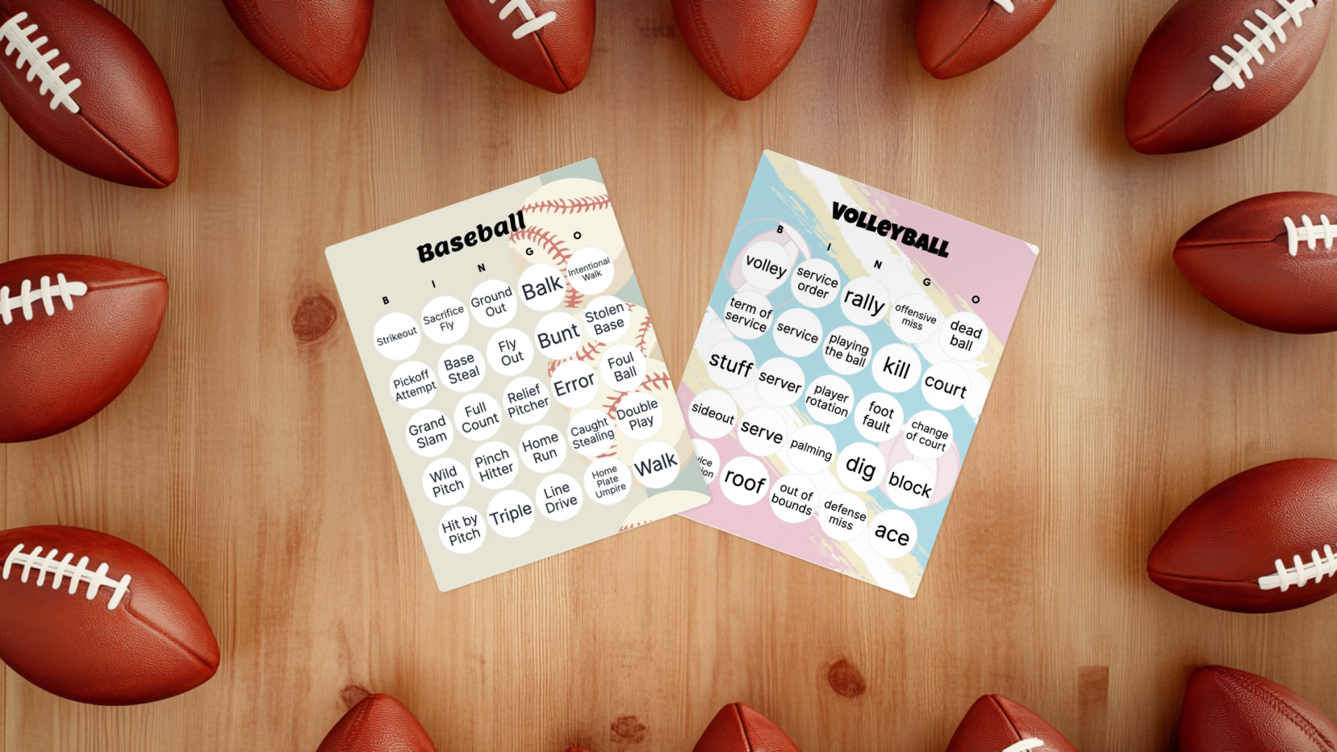 Sports Bingo: Printable & Customizable - Bingo Card Creator
