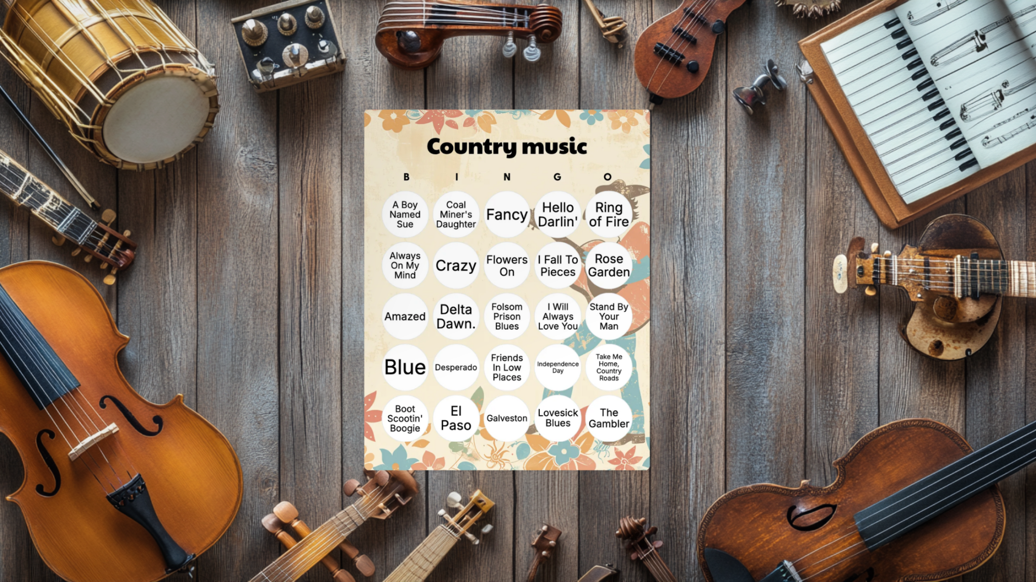 Music Bingo Card Generator: Printable & Customizable Templates