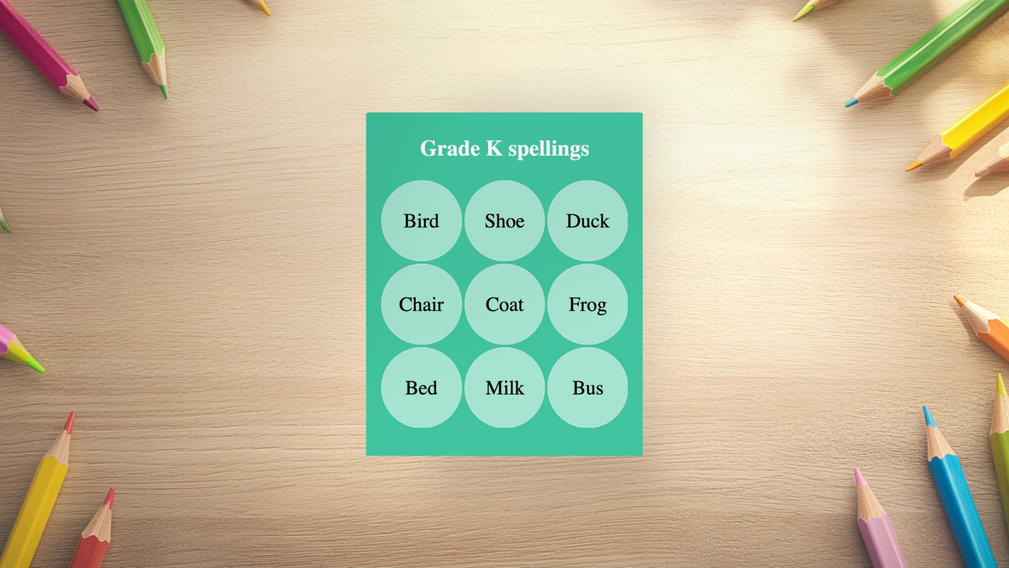 Spelling Bee Bingo: Printable & Customizable - Bingo Card Creator