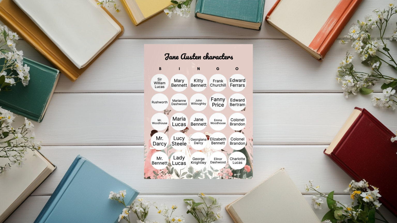 Book Bingo: Printable & Customizable - Bingo Card Creator