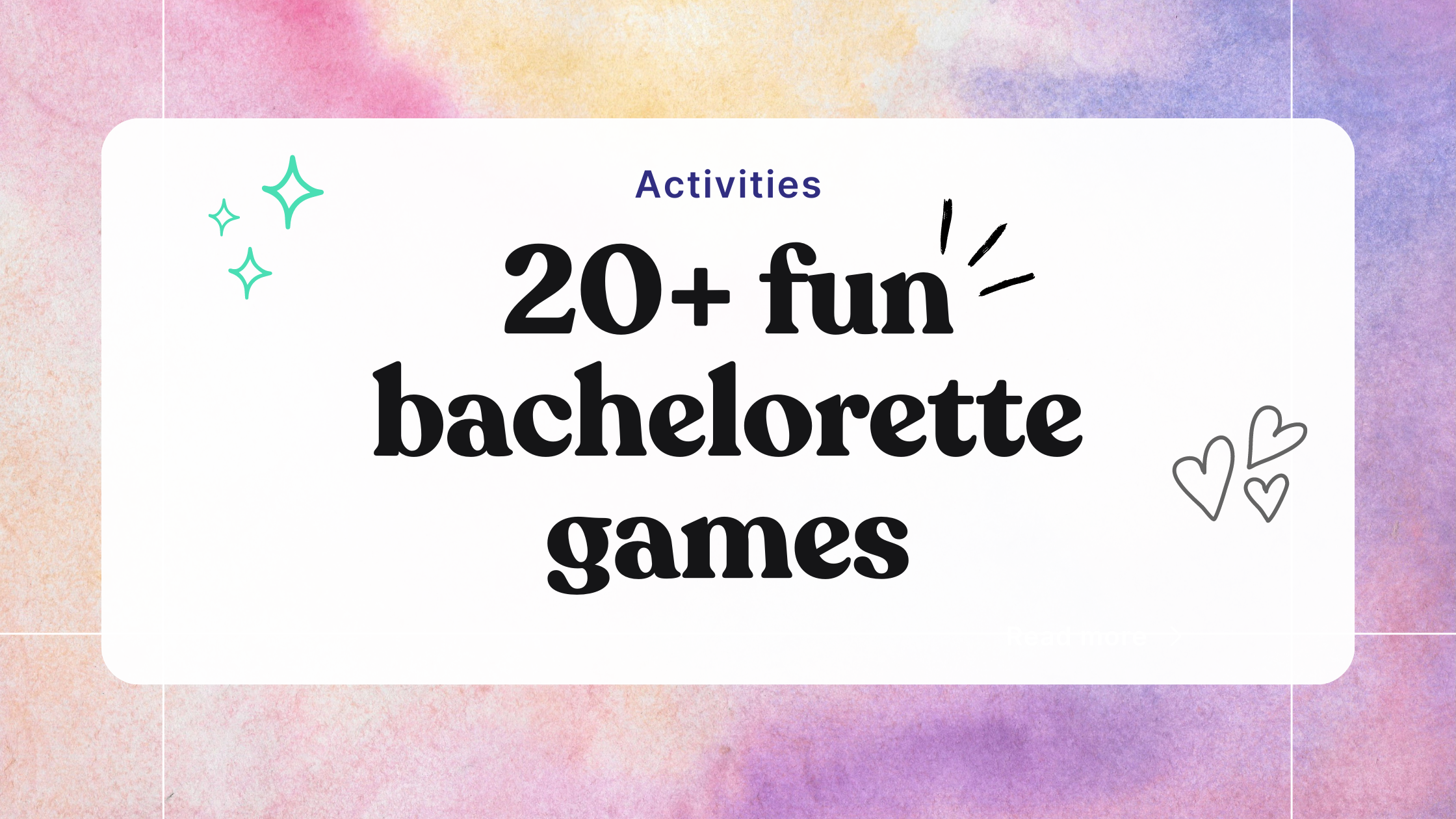 Bachelorette Games Ideas