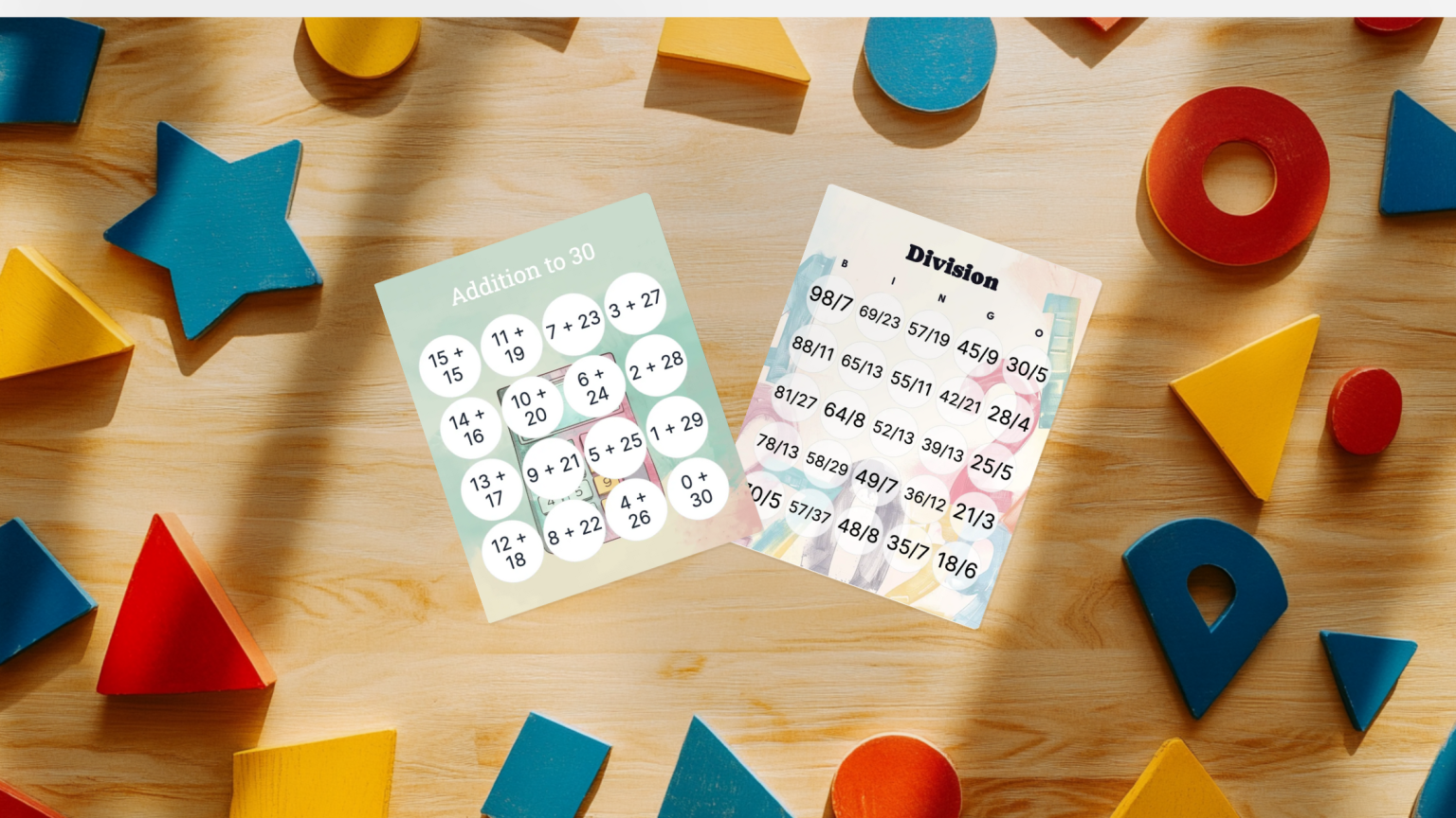 Math Bingo: Printable & Customizable - Bingo Card Creator