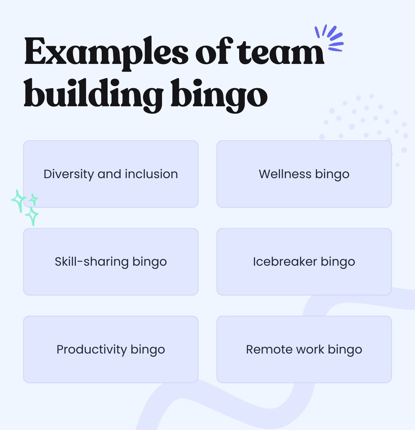 Team Building Bingo: Printable & Customizable - Bingo Card Creator