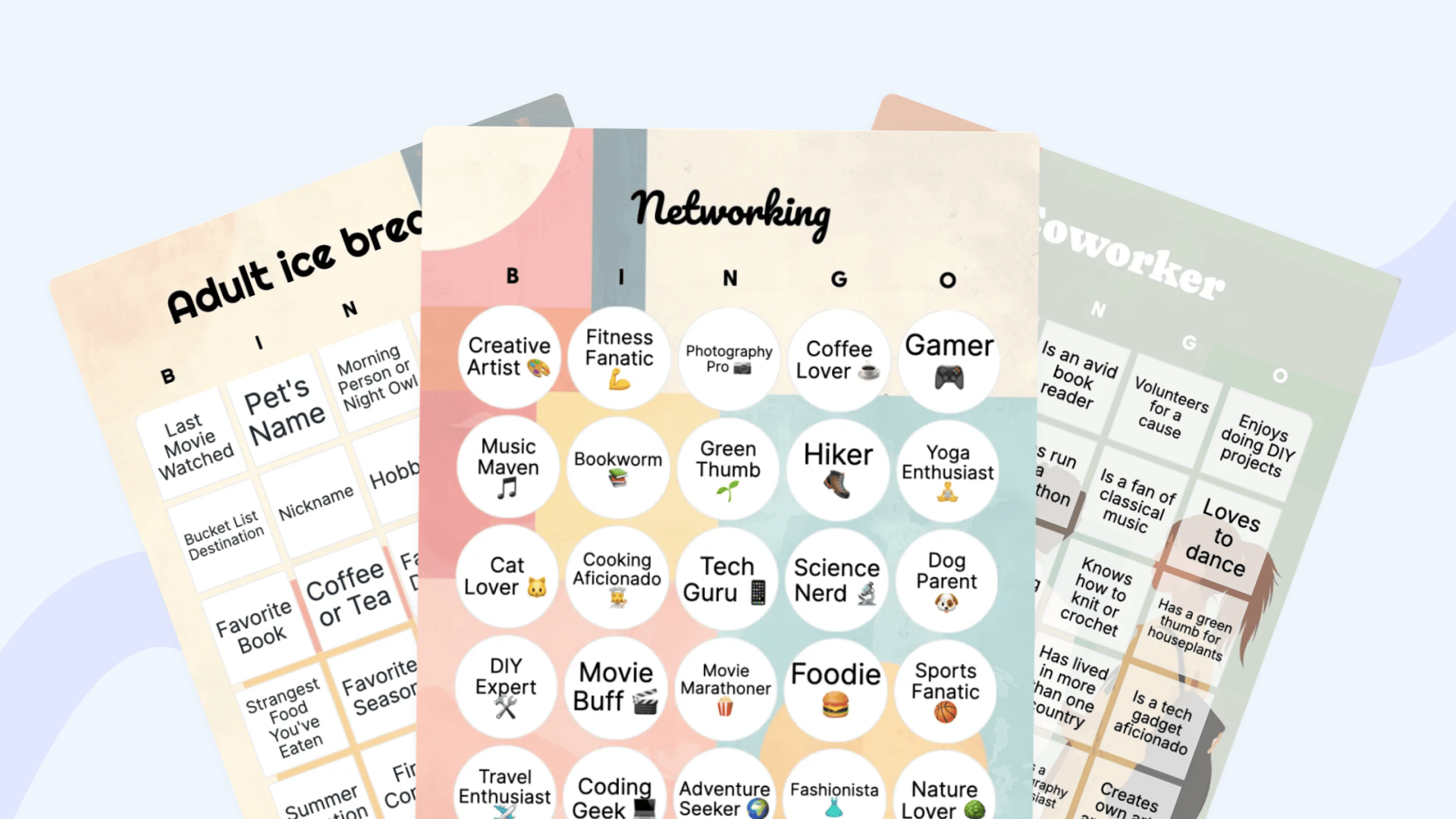 Team Building Bingo: Printable & Customizable - Bingo Card Creator