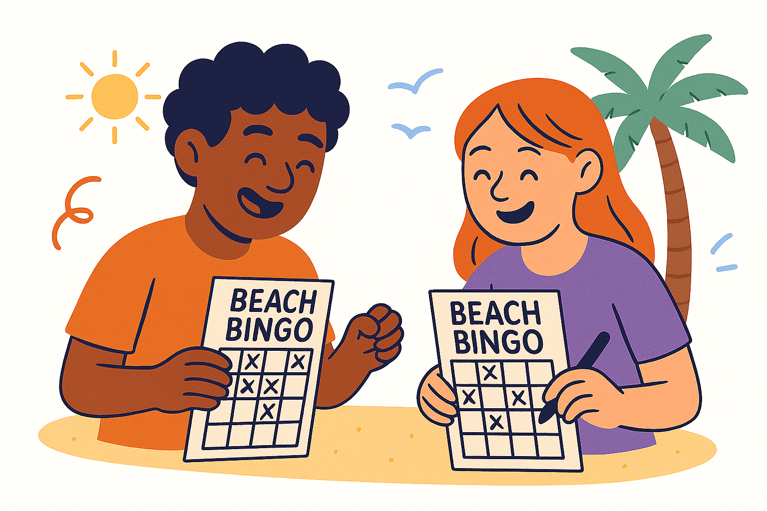 Beach Bingo Cards To Print