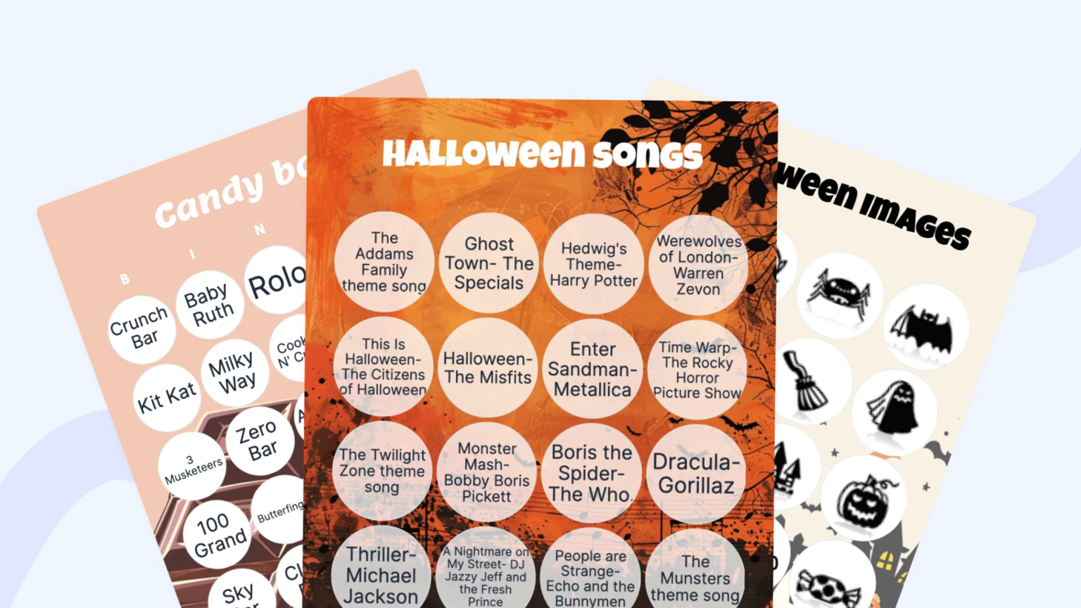 Halloween Bingo: Printable & Customizable - Bingo Card Creator