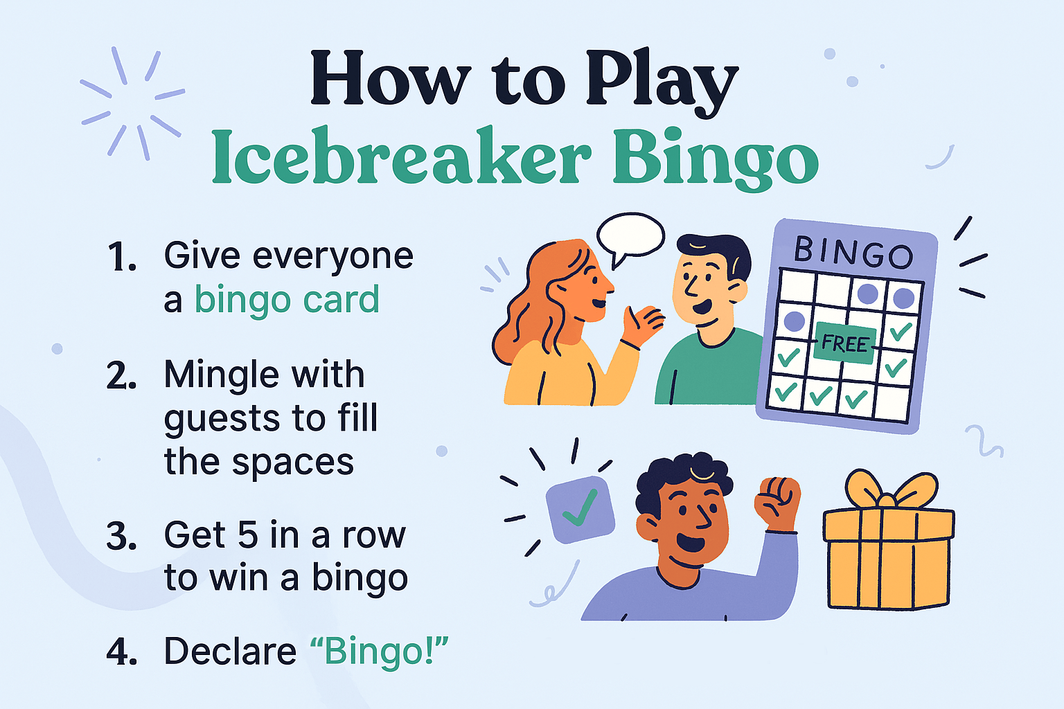 Icebreaker Bingo: The #1 Get To Know You Game - Bingo Card Creator
