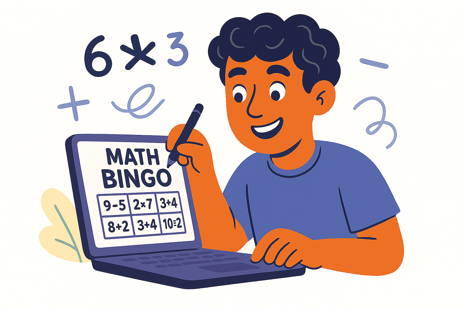 Math Bingo: Printable & Customizable - Bingo Card Creator