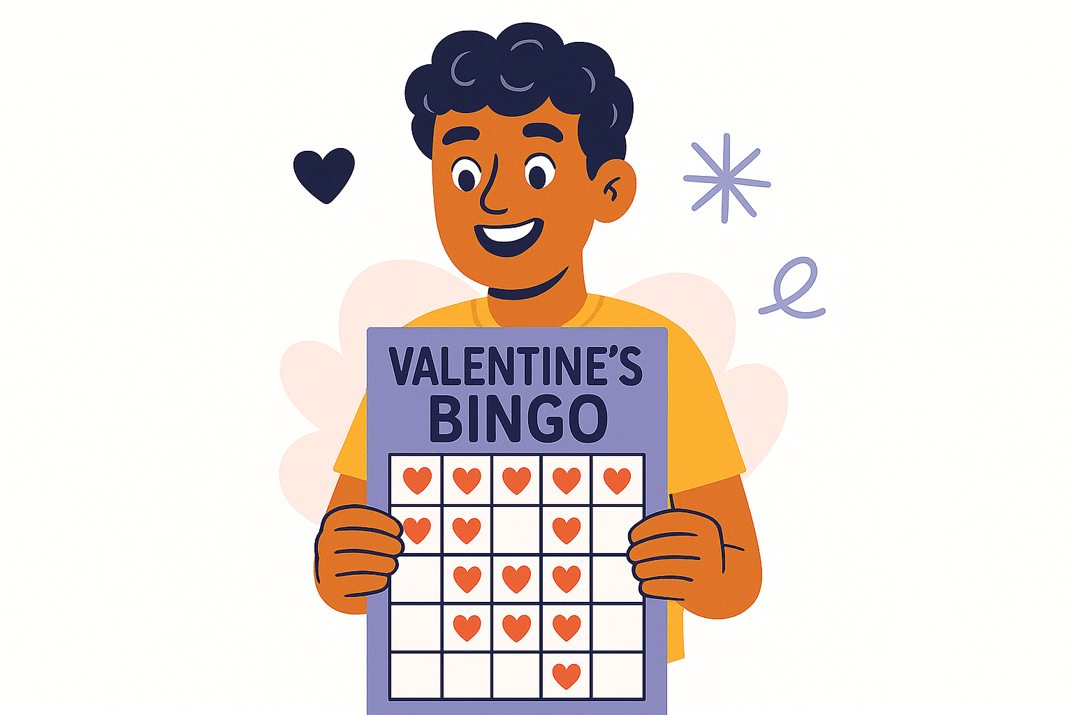 Valentine's Bingo: Printable & Customizable - Bingo Card Creator