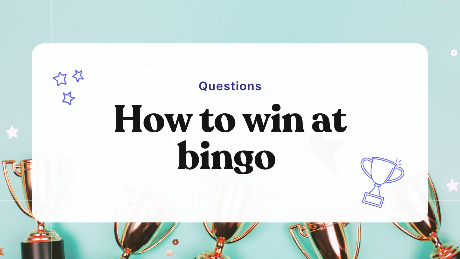 How To Win At Bingo: Boost Your Odds - Bingo Card Creator
